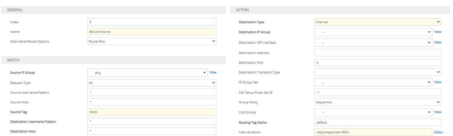 AudioCodes – Block nuisance inbound calls – ChrisHayward.co.uk